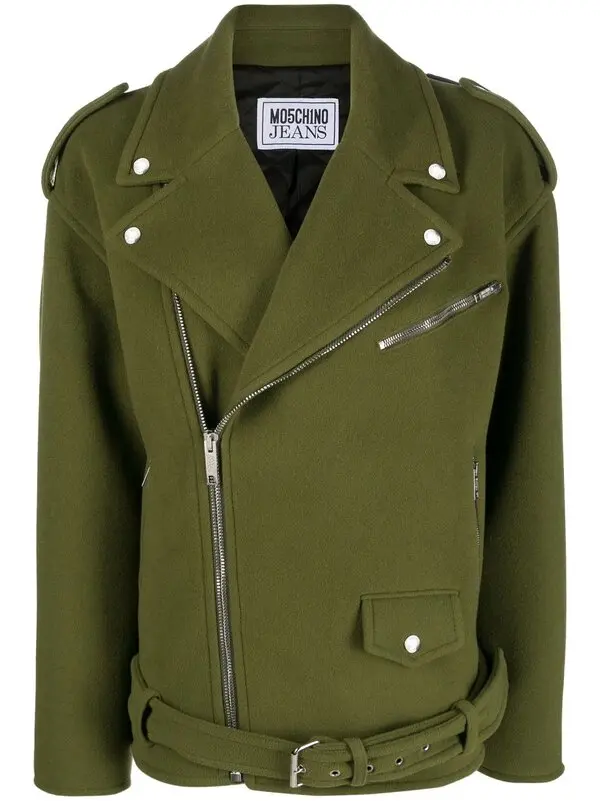 MOSCHINO JEANS Notched-lapels Military Jacket