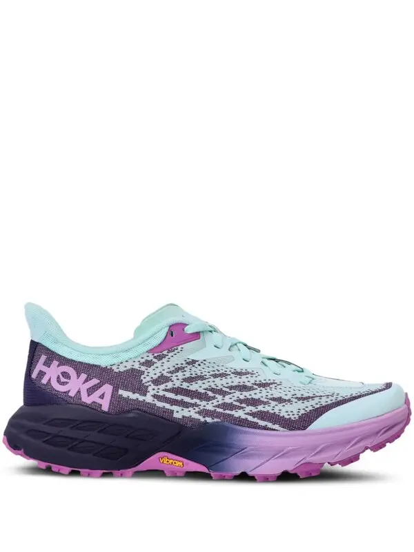 Hoka Speedgoat 5 Logo-print Sneakers - Blue | Editorialist