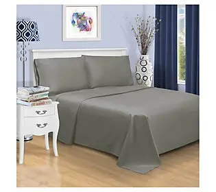 SUPERIOR 1500tc Solid Cotton Marrow Stitch Shee T Set, Queen