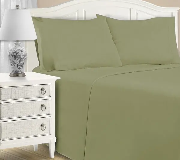 SUPERIOR 1200tc Cotton Blend Deep Pocket Bed Sh Eets,split Kin