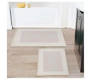 SUPERIOR Rome Non-slip Machine Washable Bath Ma T Set