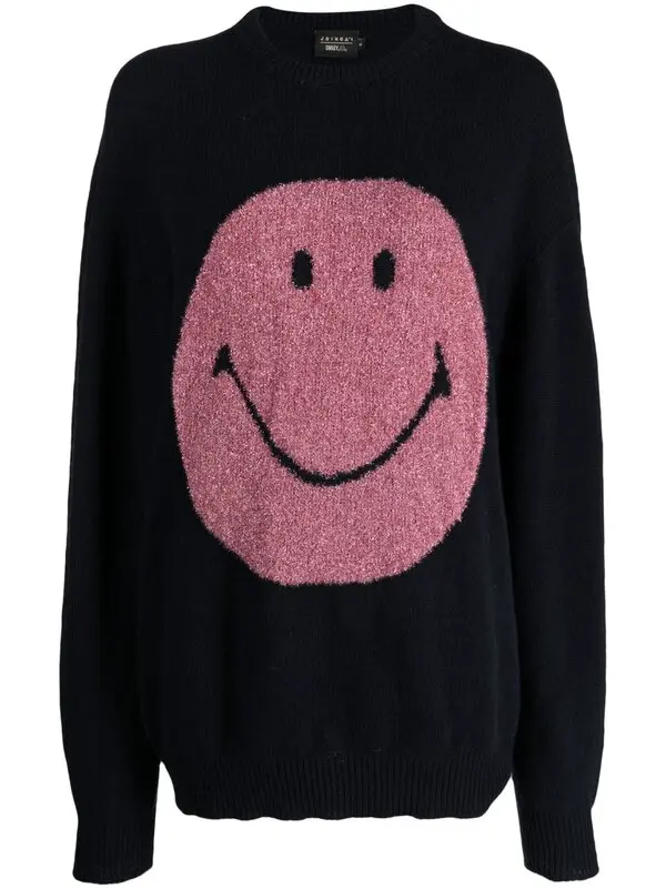 Joshua Sanders Smiley Face-motif Jumper