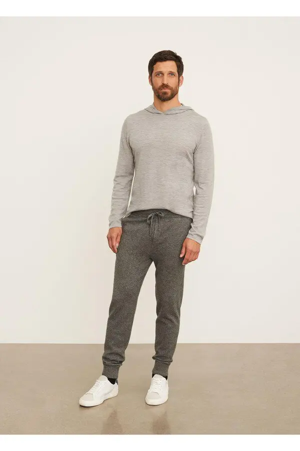 Vince Wool Cashmere Jogger - Gray