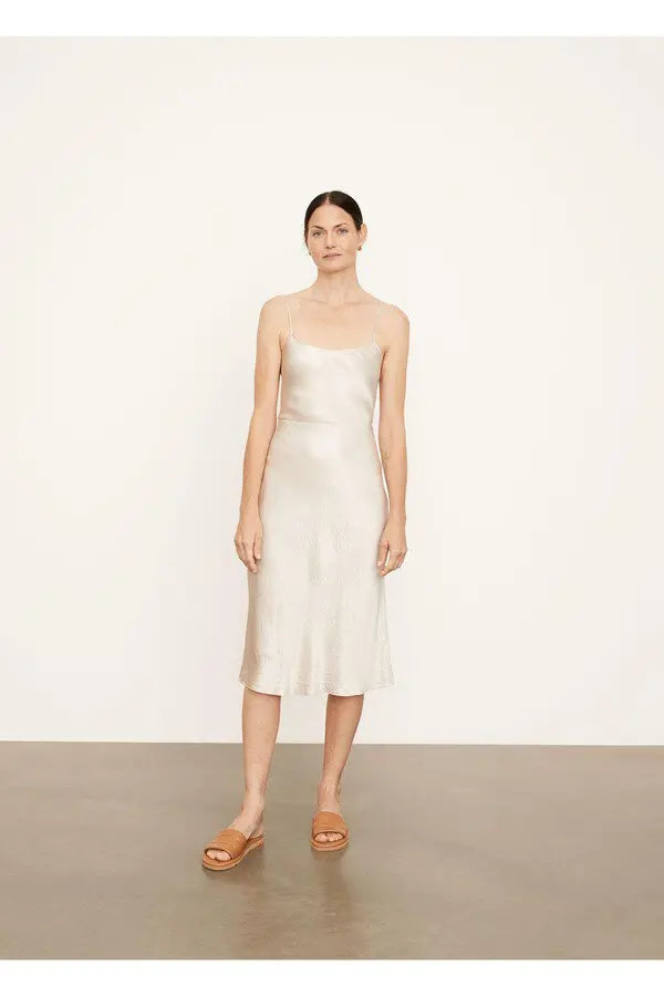 Vince Satin Slip Skirt