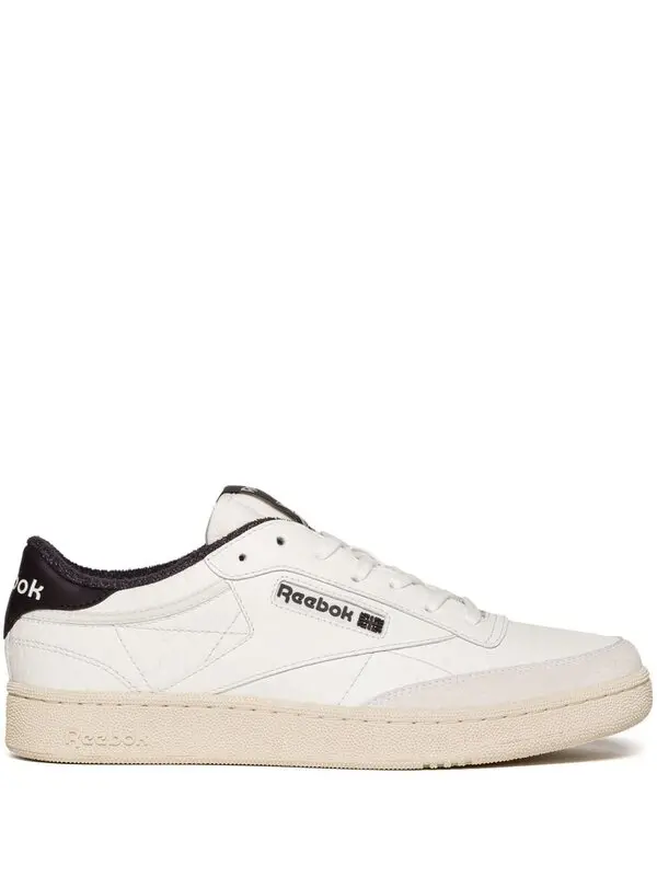REEBOK Club C Embossed Leather Sneakers - White