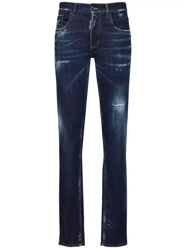Dsquared2 24/7 Stretch Denim Loose Fit Jeans In Blue - 70% Off 