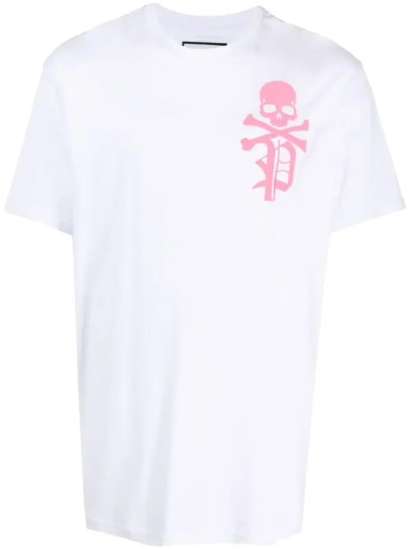 Philipp Plein Ss Skull & Bones Round-neck T-shirt