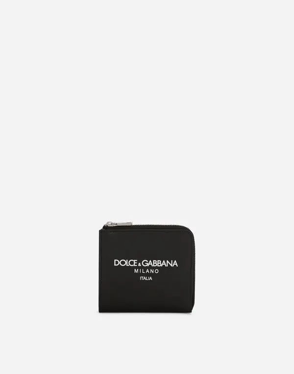 Dolce & Gabbana Calfskin Card Holder With Logo - Multicolor