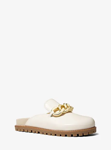 Buy Michael Kors Scarlett Leather Clog - Black At 40% Off | Editorialist