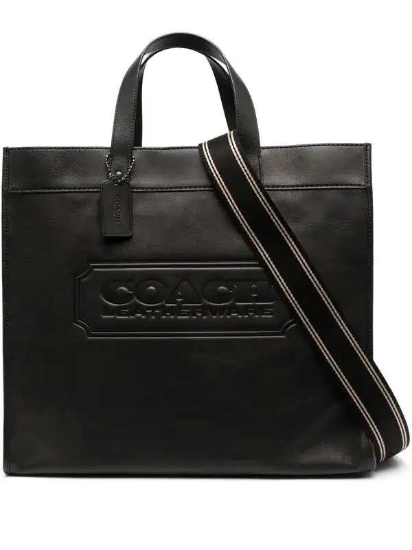 Coach Field Tote 40 Leather Tote Bag In Black - 29% Off | Editorialist