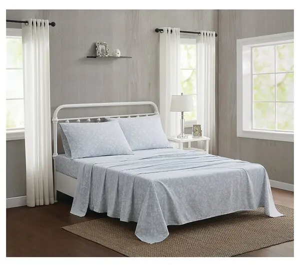 THE FARMHOUSE BY RACHEL ASHWELL Majesty King 4 Piece Sheet Set