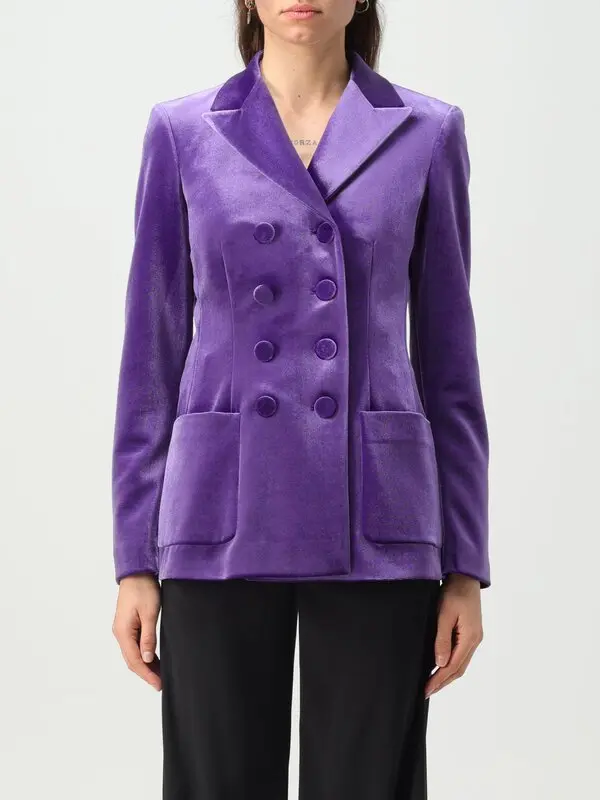 Philosophy Di Lorenzo Serafini Velvet Blazer - Violet
