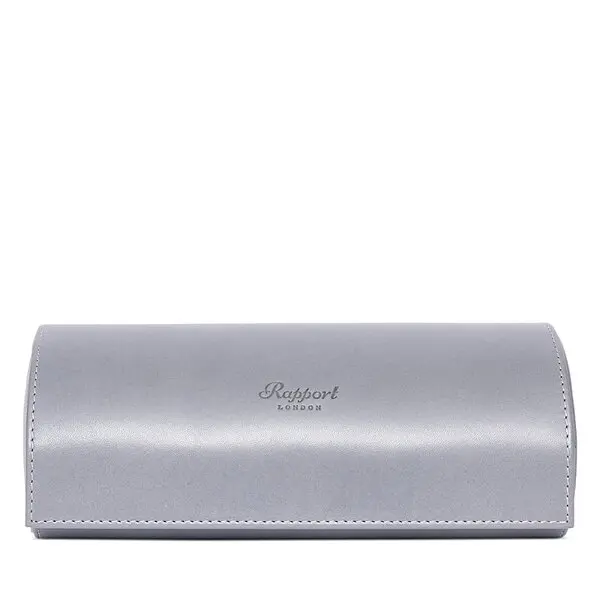RAPPORT LONDON Hyde Park Three-watch Leather Pouch - Gray