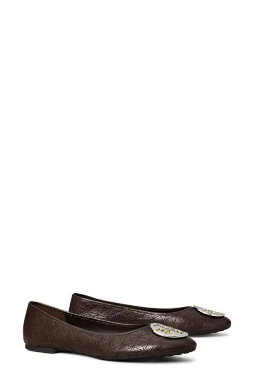 Tory Burch Claire Quilted Ballet Flat - Coco