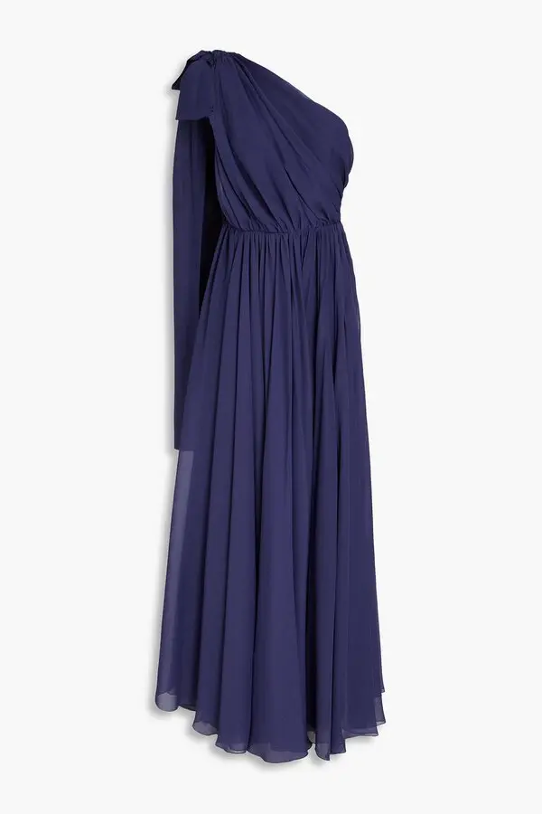 MARIA LUCIA HOHAN Althea One-shoulder Gown - Navy