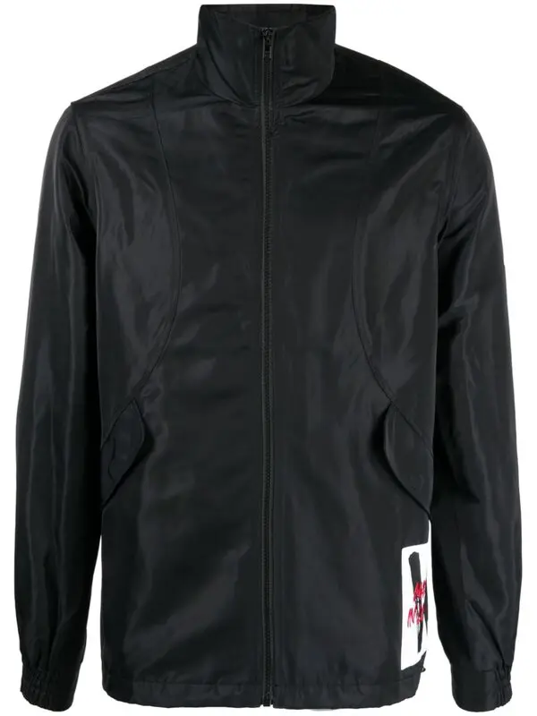 PORTS V Logo-patch Zip-up Jacket