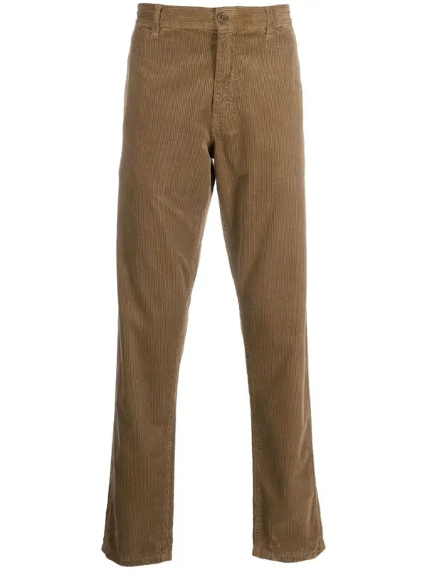 Aspesi Mid-rise Corduroy Trousers - Brown