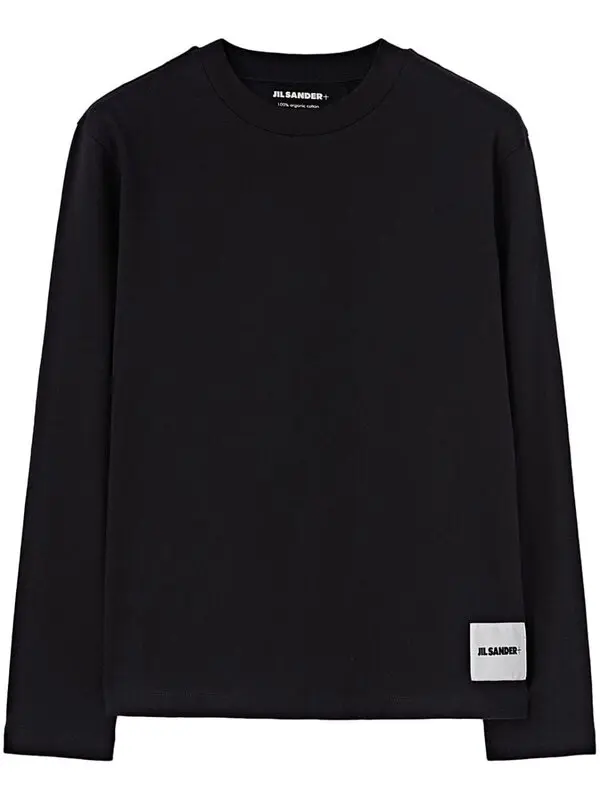 Jil Sander Organic Cotton T-Shirt In Black - 8% Off | Editorialist