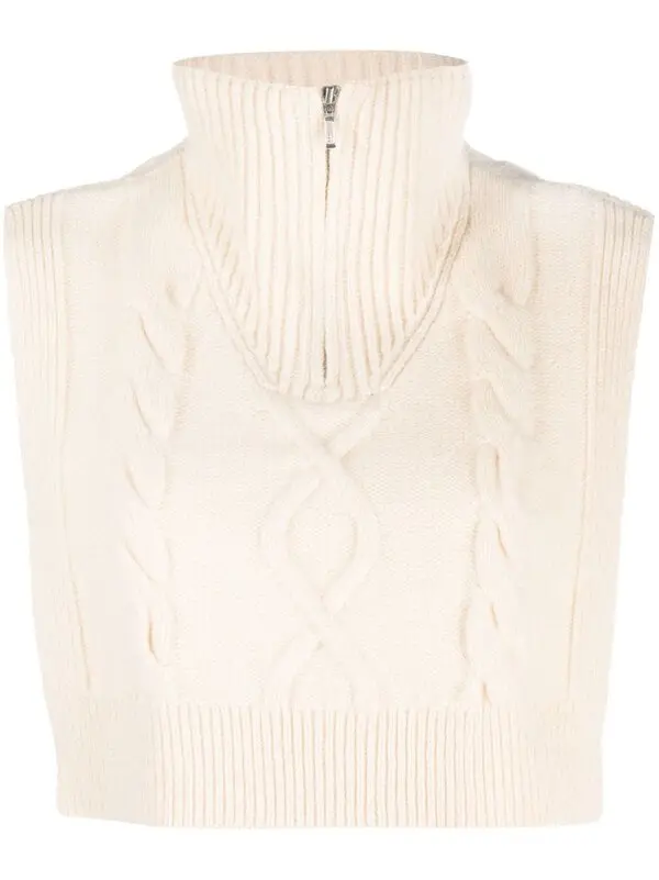 A.p.c. Cable-knit Cropped Collar
