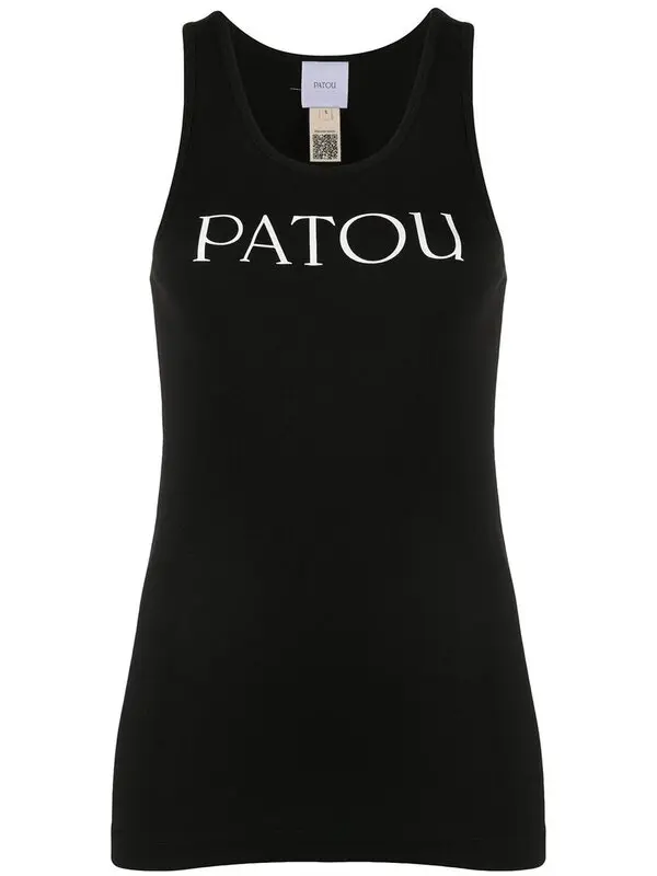 Patou Logo Tank Top - Black