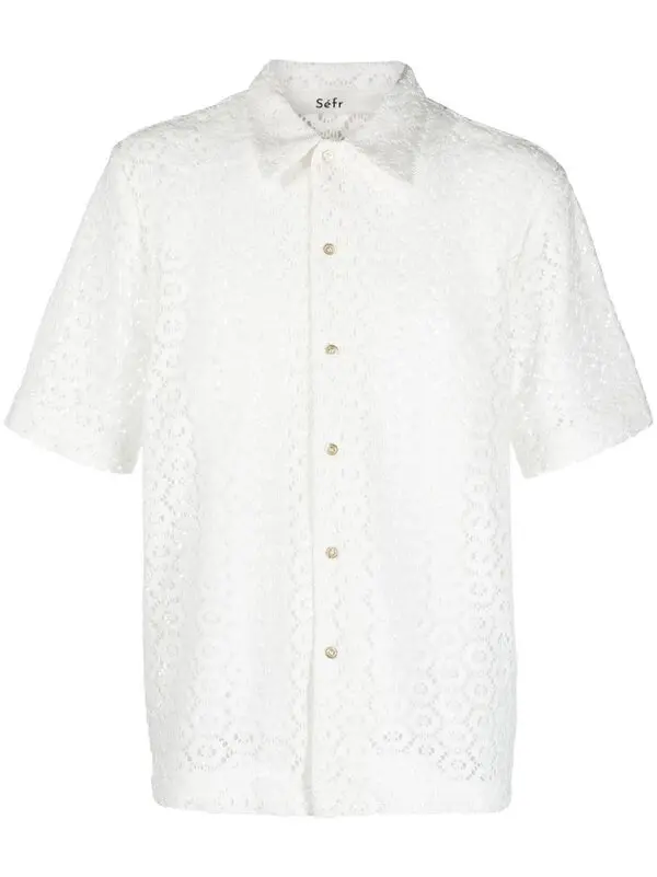 SéFr Noam Shirt In White - 33% Off | Editorialist