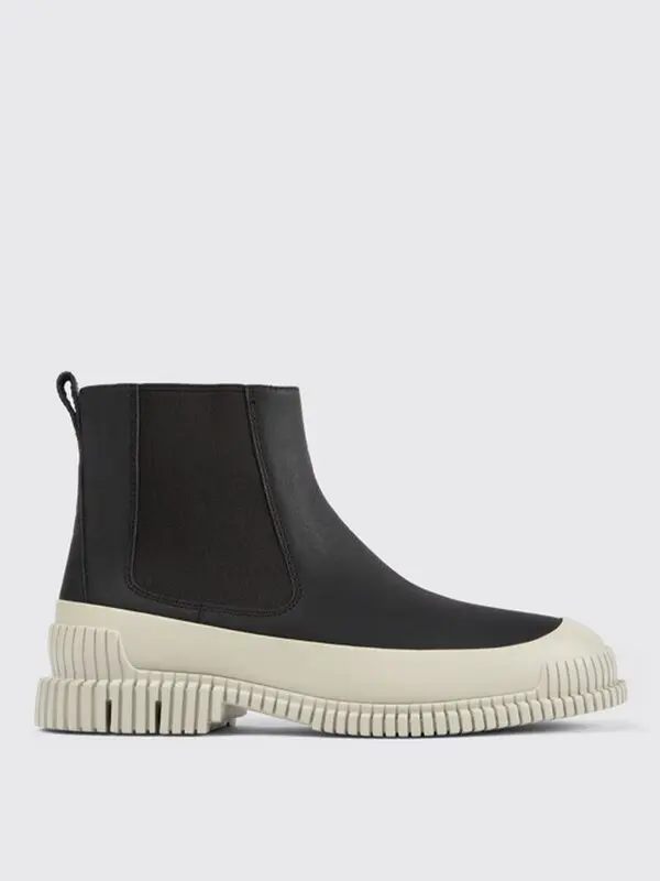 Camper Pix Leather Ankle Boots - Multicolor