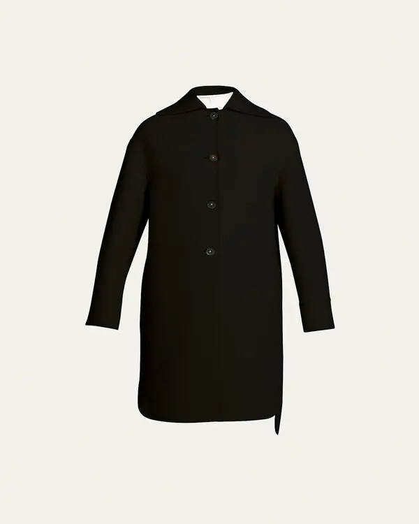 JIL SANDER Felted Wool Coat