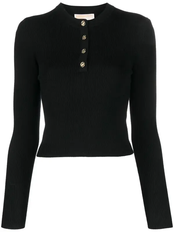Michael Kors Button-fastening Long-sleeve Top