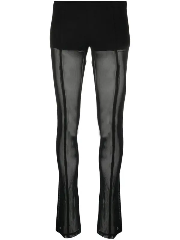 Blumarine Low-rise Semi-sheer Trousers
