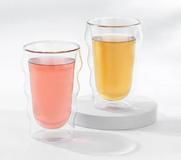 Christian Siriano 13.5-oz Flux Double Wall Insu Lated Glasses