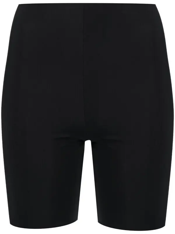 JIL SANDER High-waisted Biker Shorts - Black