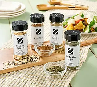 GEOFFREY ZAKARIAN Set Of Gourmet Spices & Sea Salts