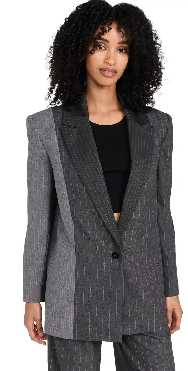 Buy Alice + Olivia Colley Blazer - Camel/black At 50% Off | Editorialist