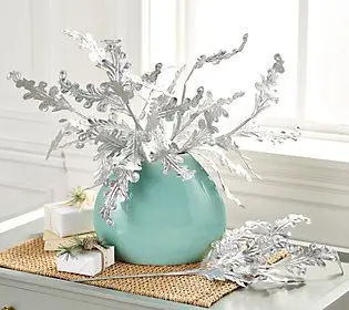 MARTHA STEWART Set Of 6 20' Floral Leaf Stems