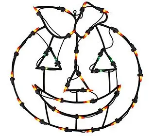 NORTHLIGHT 14' Jack-o'-lantern Double Sided Win Dow Silhouette