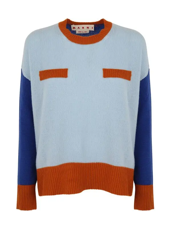 Marni Roundneck Sweater - White