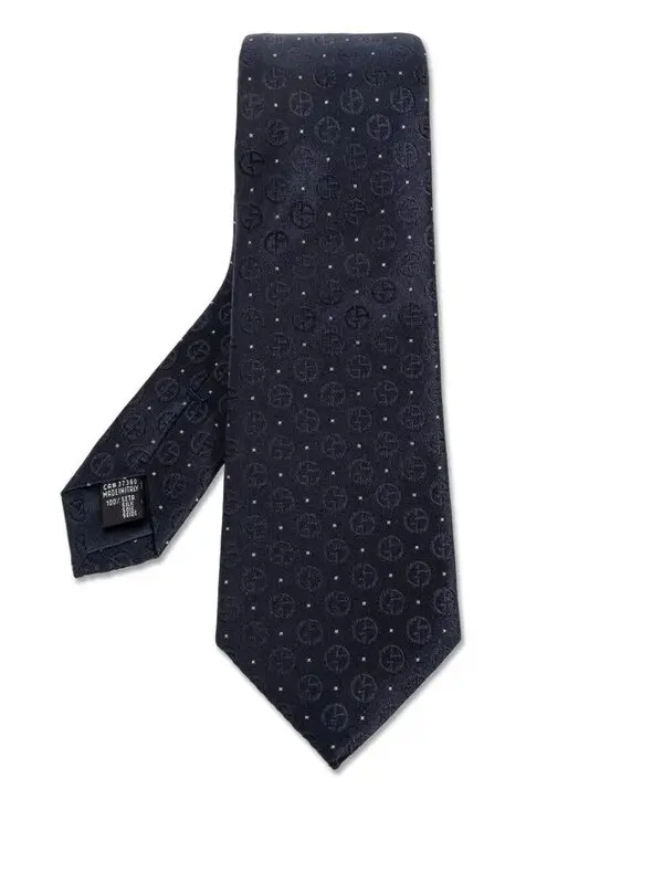 Giorgio Armani Silk Necktie - Blue