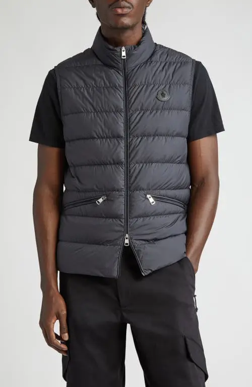 Moncler Treompan Quilted Puffer Vest - Black