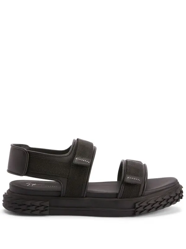 GIUSEPPE ZANOTTI Blabber Touch-strap Sandals - Black