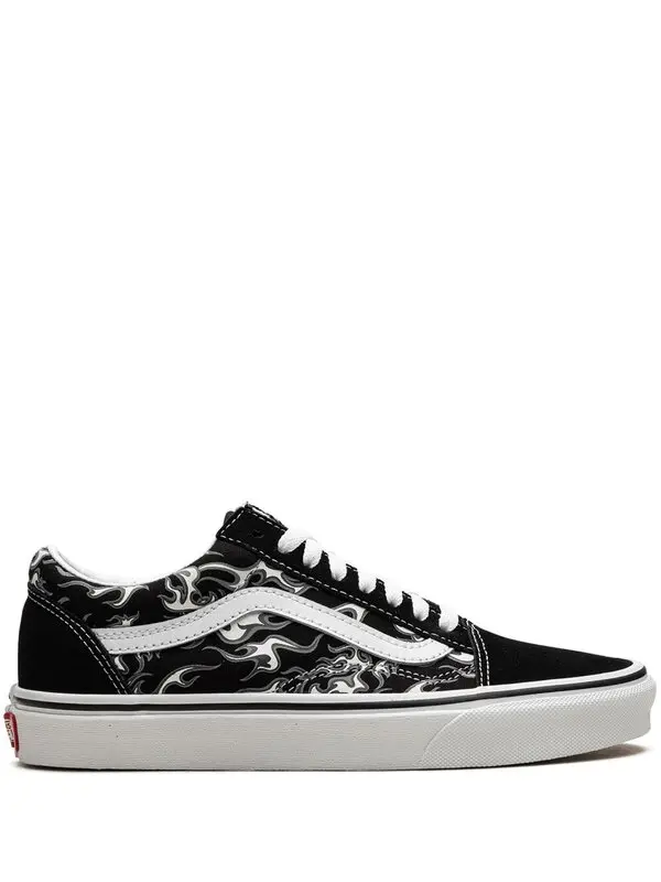 VANS Old Skool Flames Sneakers - Black