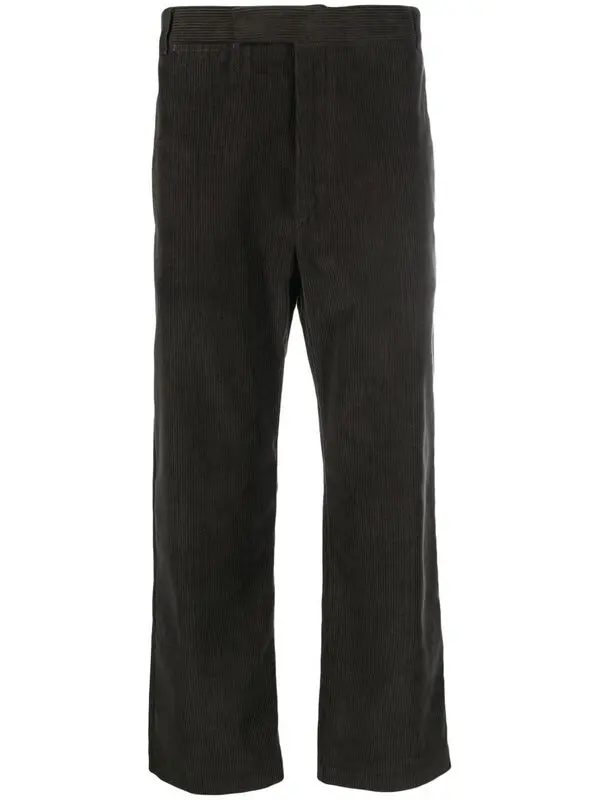 Thom Browne Corduroy Cropped Trousers - Brown