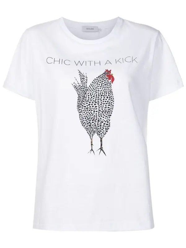 Isolda Graphic-print Cotton T-shirt
