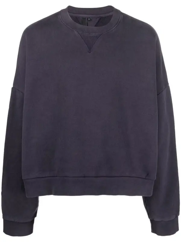 ENTIRE STUDIOS Drop-shoulder Crew-neck Sweatshirt - Blue
