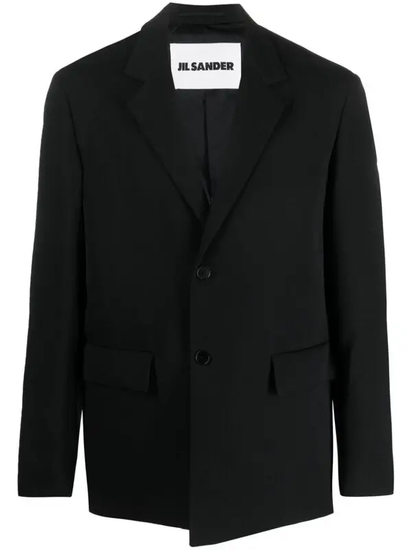 JIL SANDER Single-breasted Wool Blazer