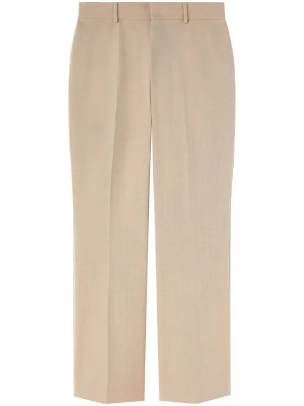 Palm Angels Retro Flare Trousers - Neutrals
