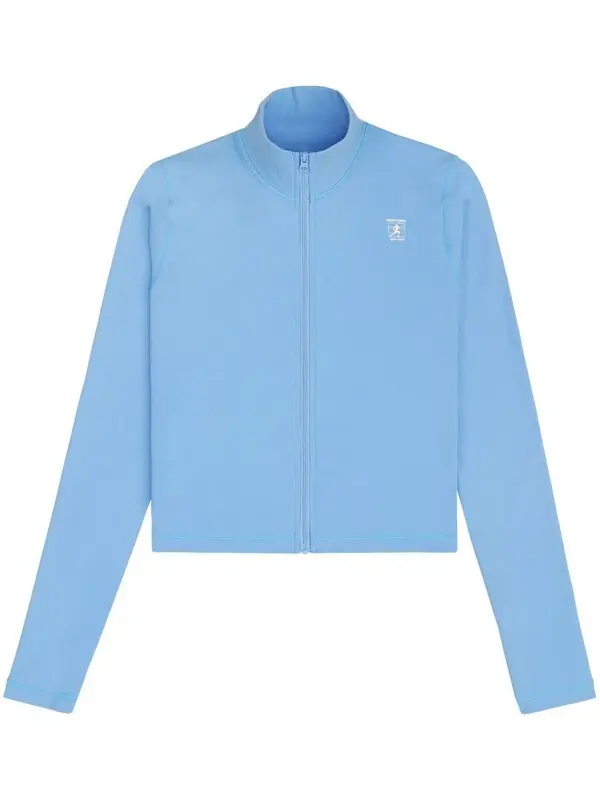 SPORTY & RICH Runner Logo-print Track Jacket