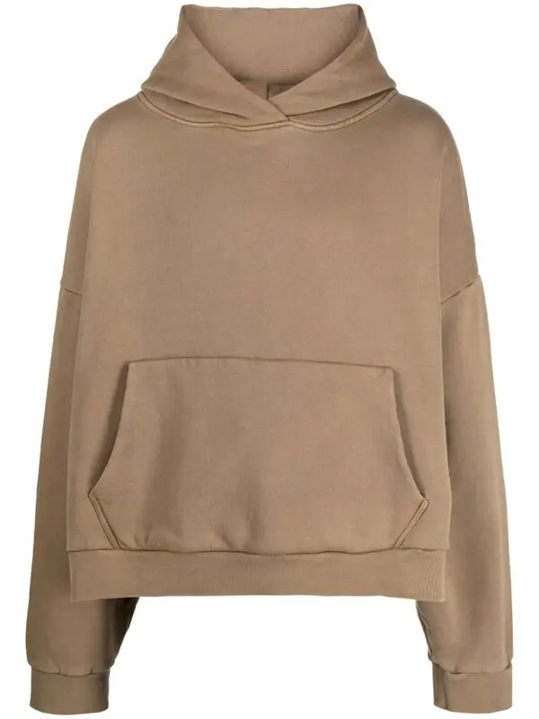 ENTIRE STUDIOS Drop-shoulder Cotton Hoodie - Neutrals