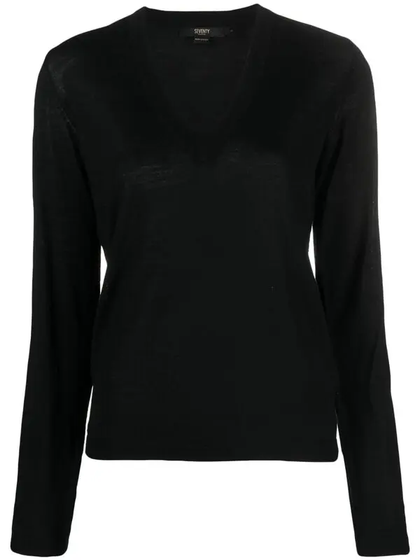 Seventy Lightweight V-neck Wool Jumper