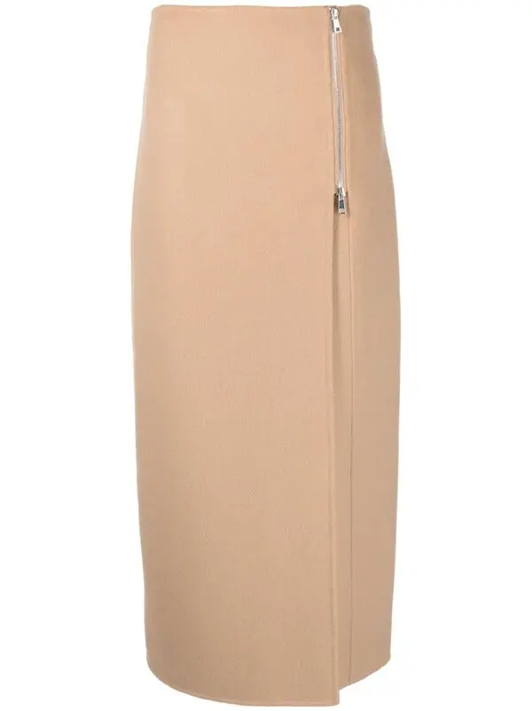 P.a.r.o.s.h Zip-up Wool Skirt