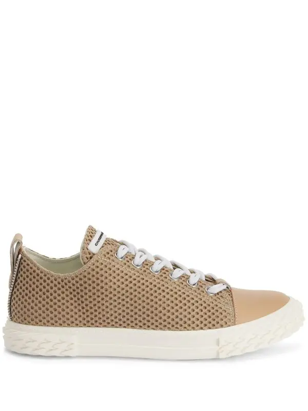 GIUSEPPE ZANOTTI Frankie Perforated Sneakers - Neutrals